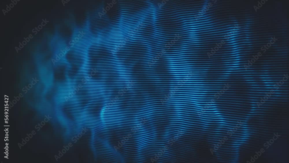 Abstract Waving Lines Fx Background Loop/ 4k animation of an abstract ...