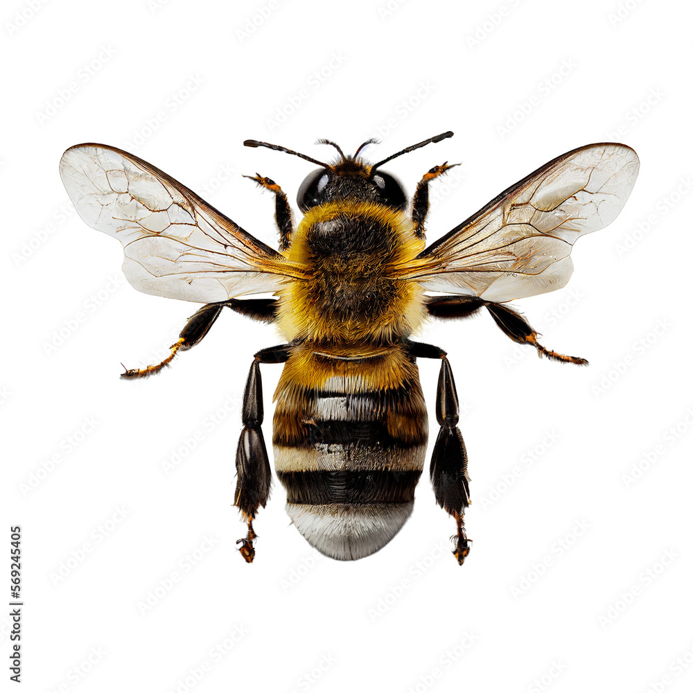 honey bee topview isolated on transparent background cutout Stock-Foto ... honey bee topview isolated on transparent background cutout Stock-Foto ...