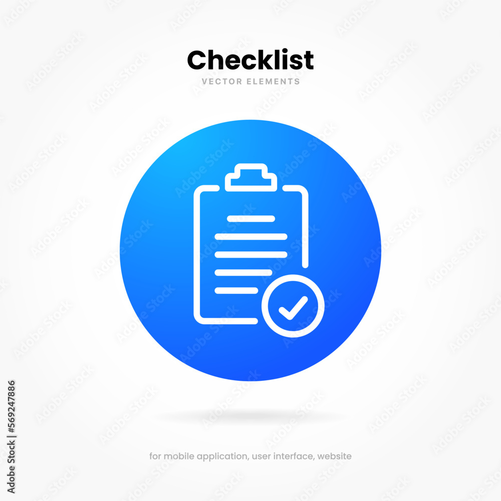 Tasks clipboard icon. Task done sign. Approved document icon. Project ...