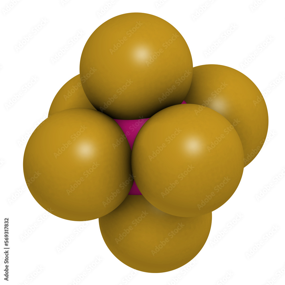 Uranium hexafluoride. Volatile uranium compound that is used for ...