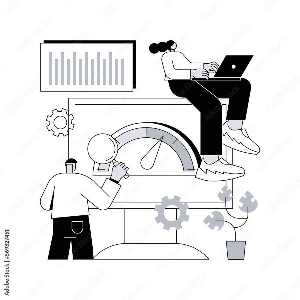 Benchmark testing abstract concept vector illustration. Benchmarking ... Benchmark testing abstract concept vector illustration. Benchmarking ...