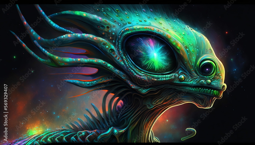 AI Generated Ar collections of Aliens with different shapes could be ...