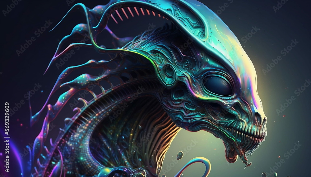 AI Generated Ar collections of Aliens with different shapes could be ...