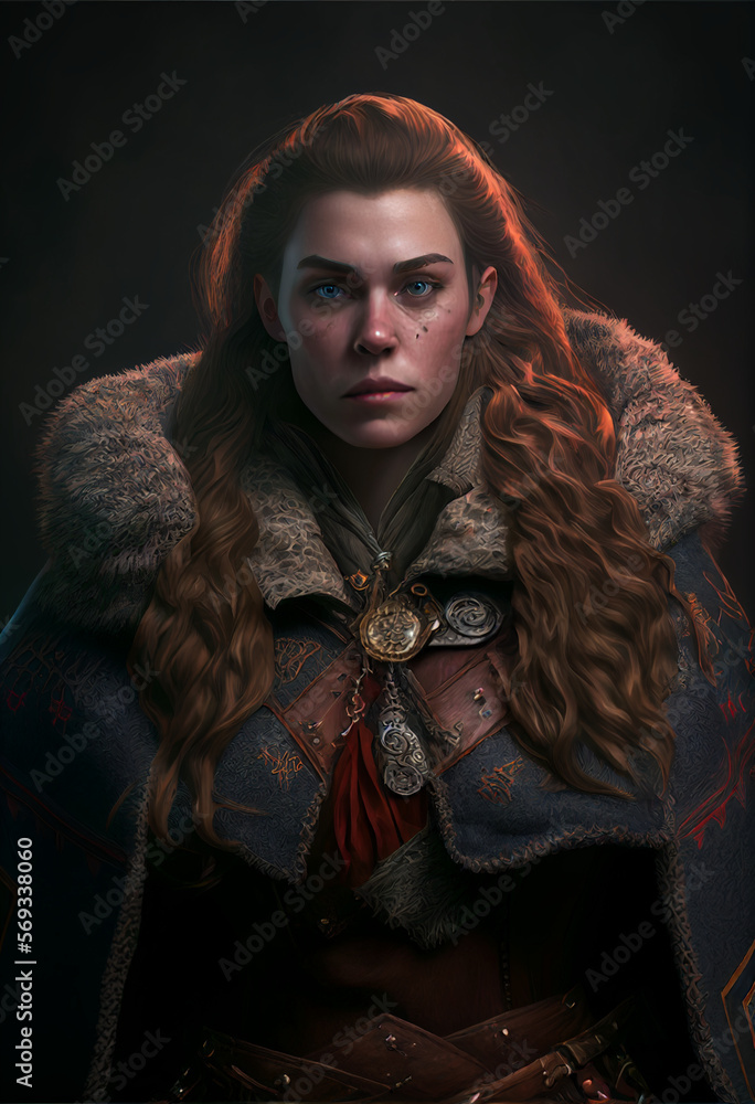 D&D Dwarf character portrait for fantasy RPG, roleplaying games etc ...