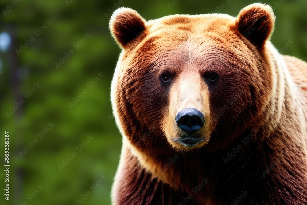 High-Resolution Image of Majestic Bear in its Natural Habitat, Perfect ...