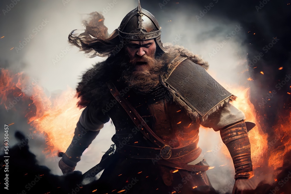 Viking warriors, generals, and Normans fought fiercely at the Battle of ...