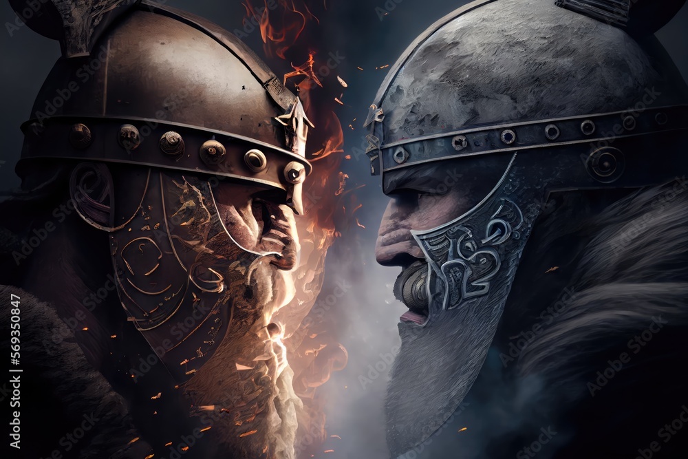 Viking warriors, generals, and Normans fought fiercely at the Battle of ...