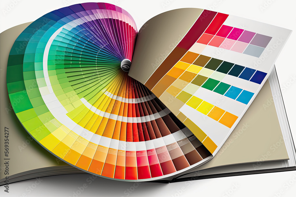 Designer multi-color swatch palette colour guide chart spectrum ... Designer multi-color swatch palette colour guide chart spectrum ...
