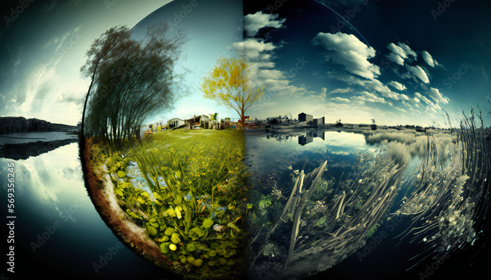 The Beauty of Nature on Earth: Our Globe Showcasing the Diversity of ...