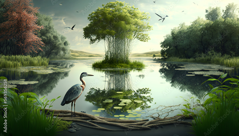 Ilustrace „The Beauty of Nature on Earth: Our Globe Showcasing the ...