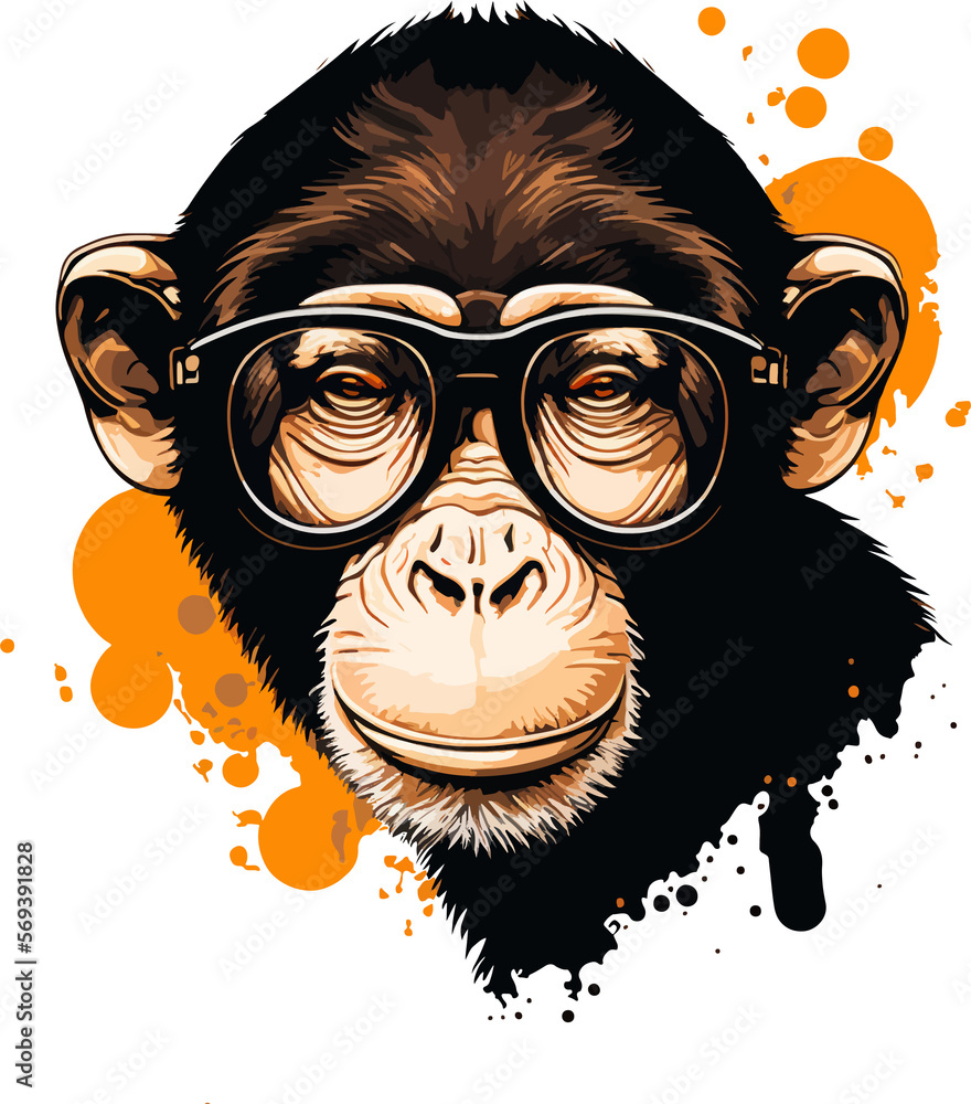 Voici une illustration de singe idéale pour vos pages web ou pour vos ...