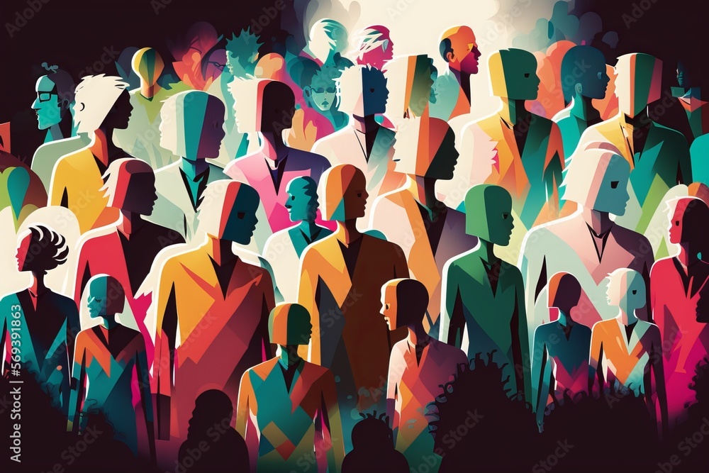 Overwhelming Numbers: A Visual Depiction of Crowds - Generative AI ...