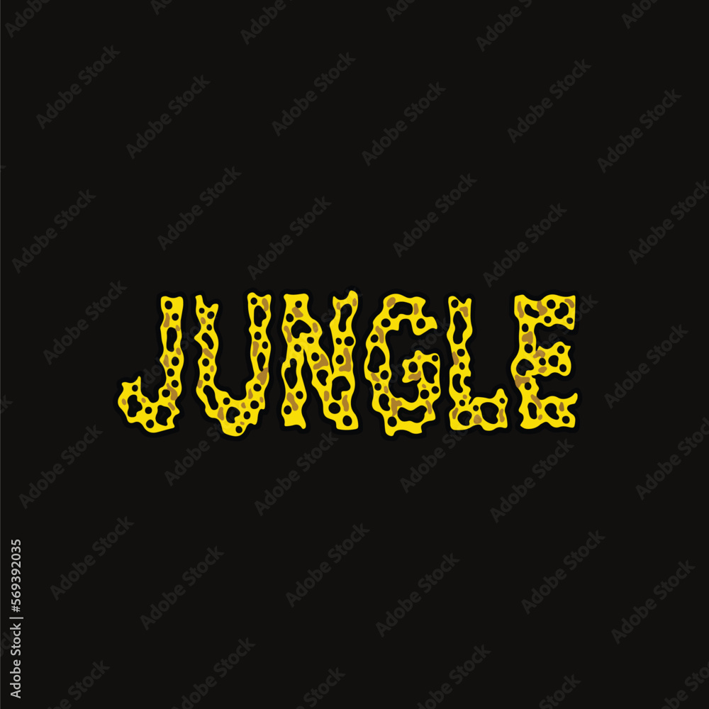 jungle word text letter form cookie cake donut oil wax nug weed vector ...