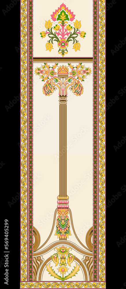 Ilustração do Stock: beautiful and elegant border design, motifs and ...