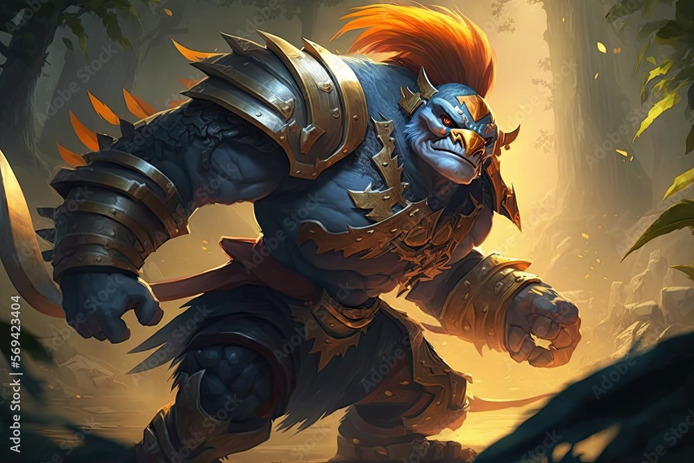 A tough and durable hero, who has high resistance to attacks from the ...