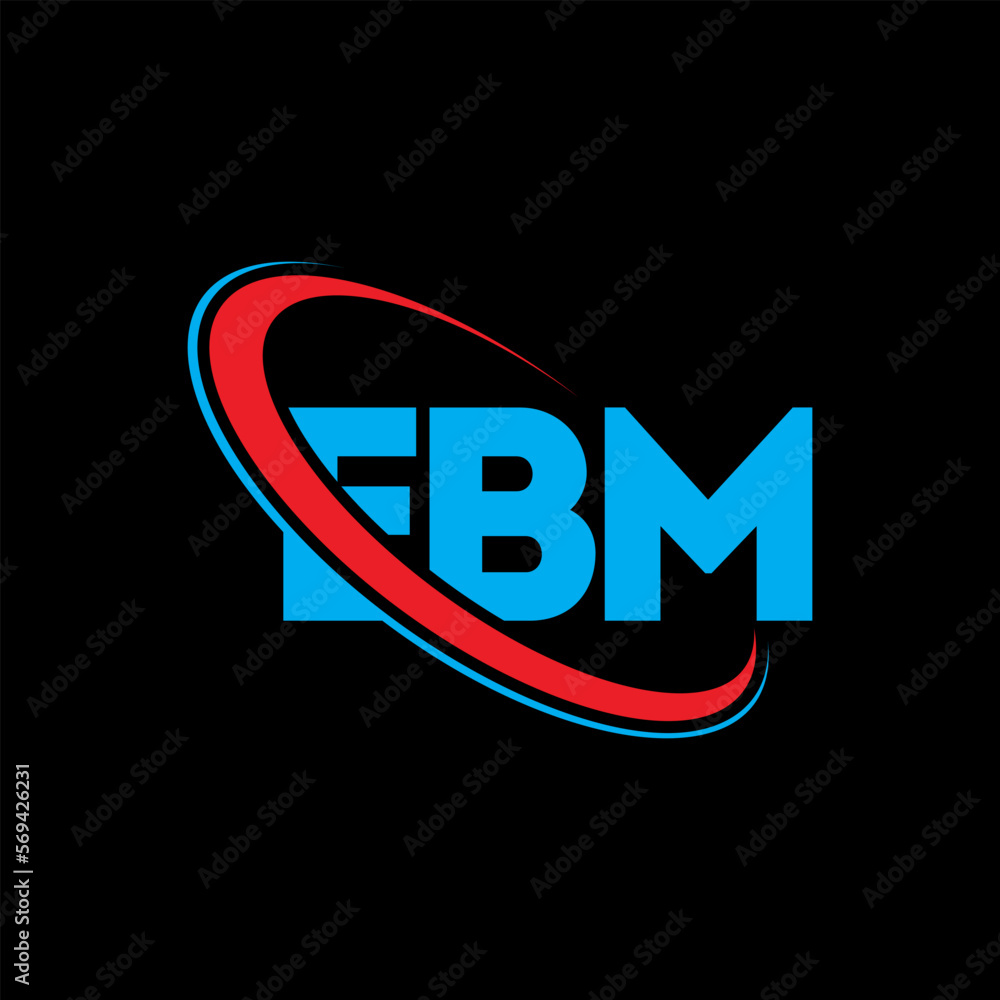 EBM logo. EBM letter. EBM letter logo design. Intitials EBM logo linked ...