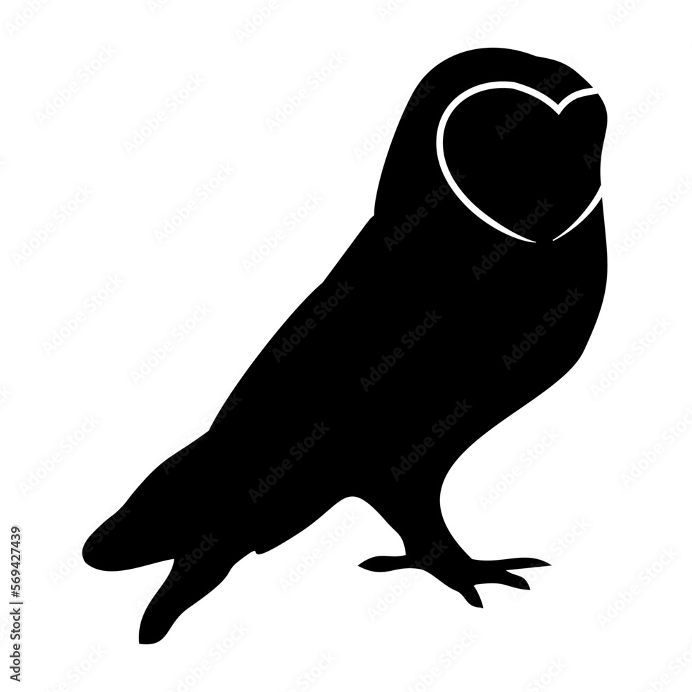 SILHOUETTE OWL #10 Stock Vector | Adobe Stock