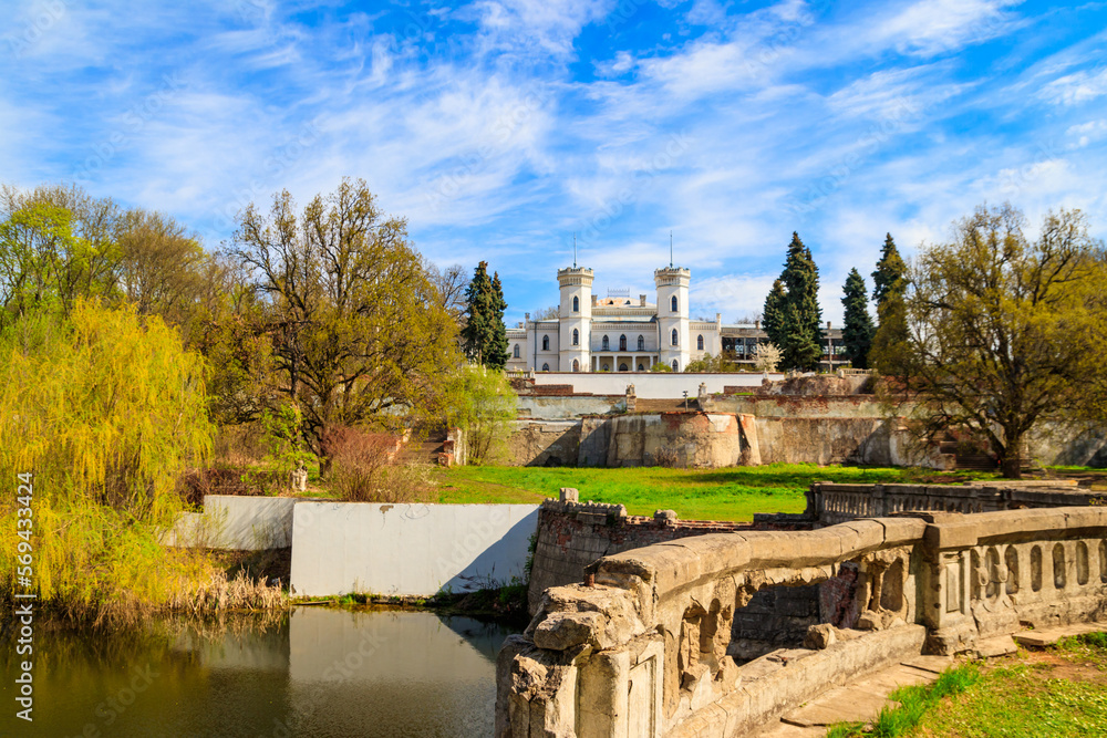 Sharovka palace in neo-gothic style, also known as Sugar Palace in ...
