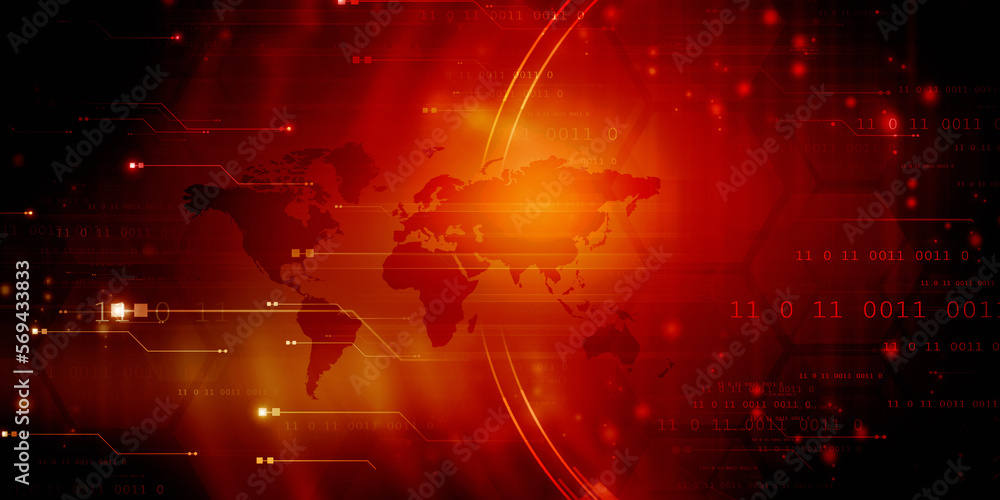 2d illustration world map abstract background Stock Illustration ...