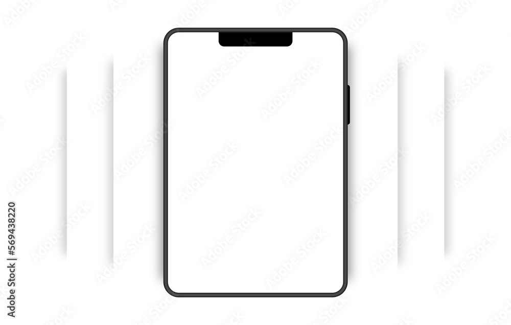 Blank tablet mockup with open blank web pages used for ui apps ...
