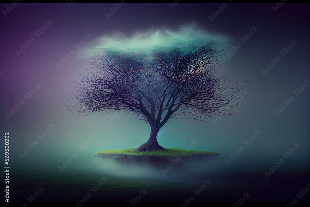 A surreal and mysterious desktop wallpaper featuring an abstract ...