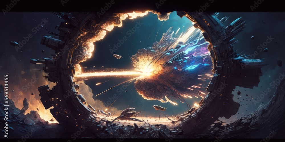 Alejandro Burdisio's Hyperdimensional Black Hole Battle Scene - An ...