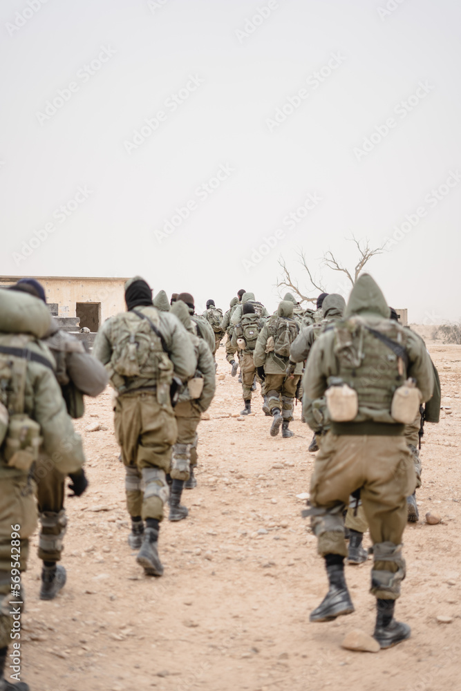 idf soldiers in training with tanks Stock Photo | Adobe Stock