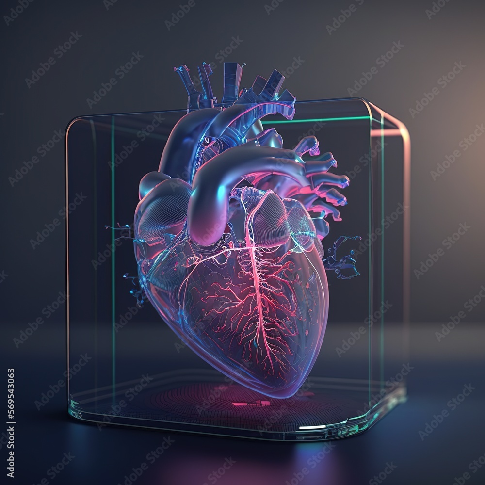 Cardiologist doctor diagnosis patient heart functions and blood vessel ...