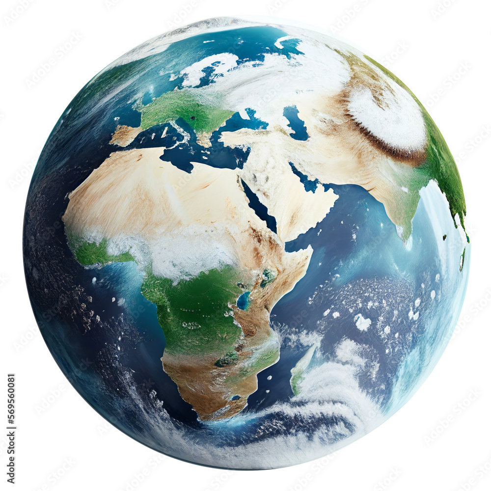 earth planet isolated on transparent background cutout Stock ...