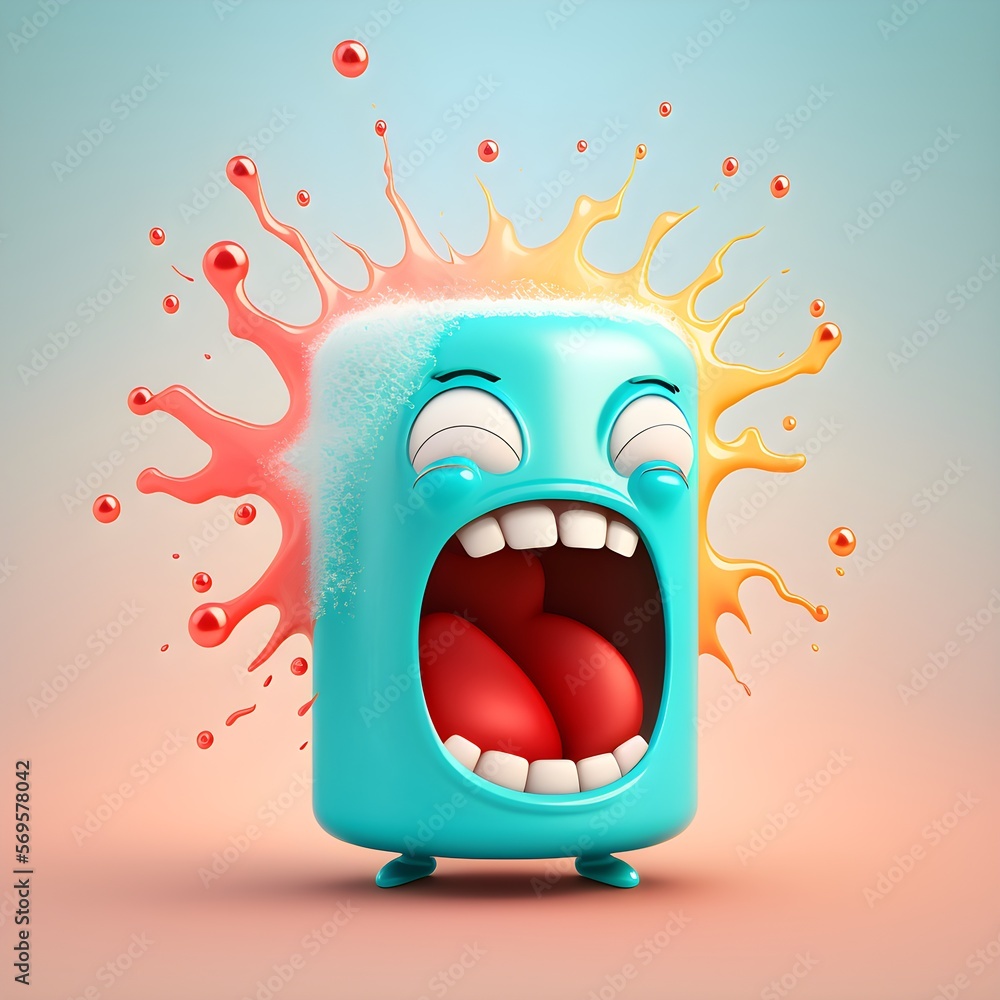 "Fizzy Fun: A Cartoon Celebration of Soda" | Generative AI Artwork ...