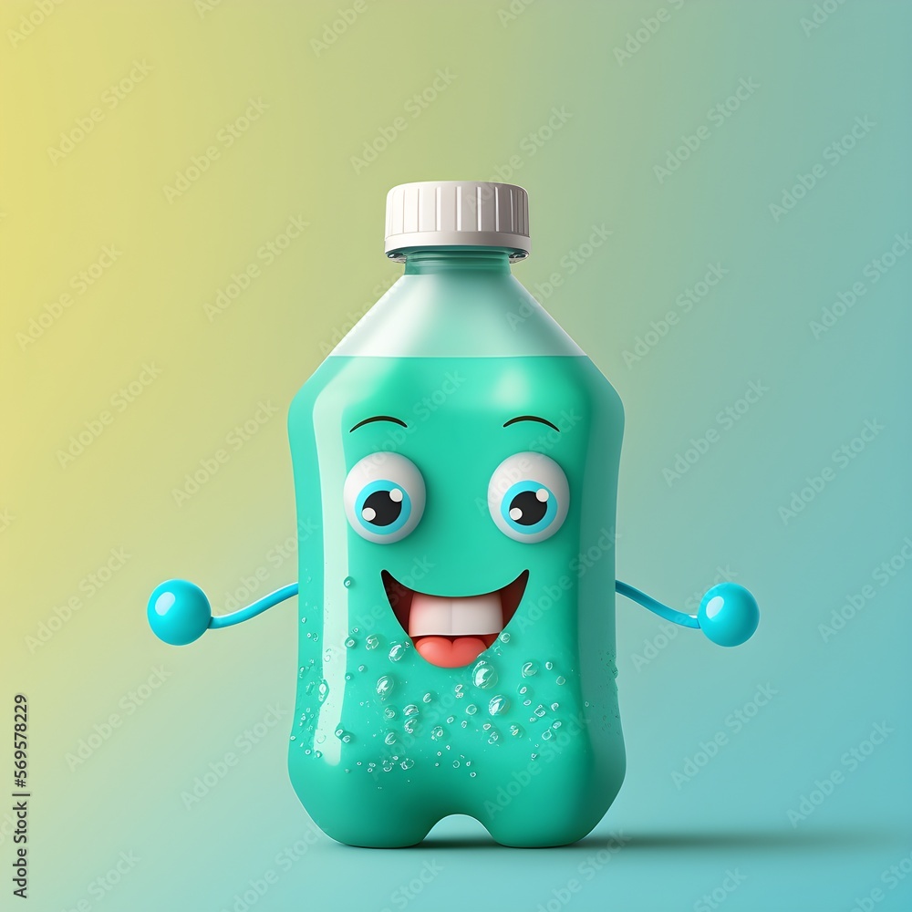 "Fizzy Fun: A Cartoon Celebration of Soda" | Generative AI Artwork ...