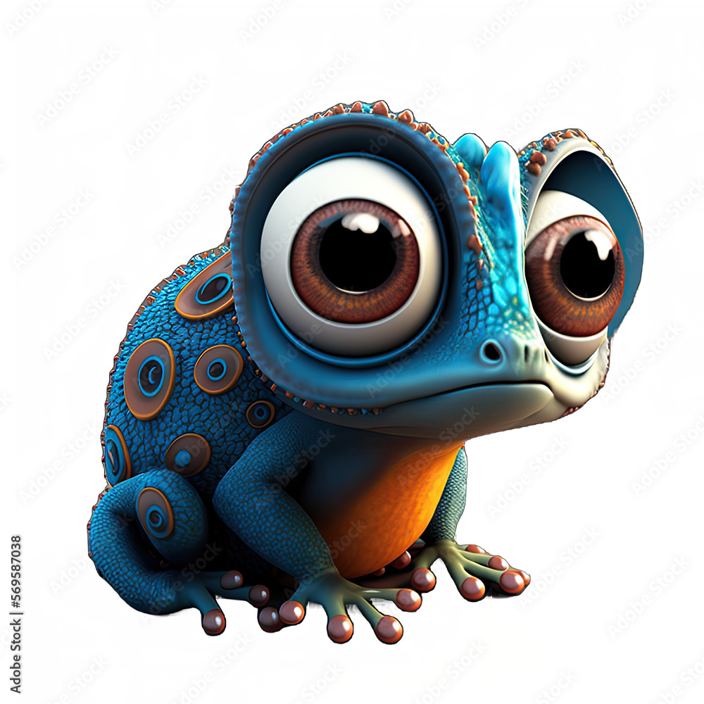 Chameleon Cartoon Characters