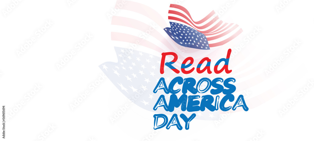 Read Across America Day concept. Template for background, banner, card ...