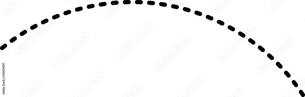 Hand drawn dotted line clip art Stock Vector | Adobe Stock