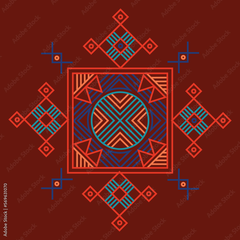 Indian Traditional and Cultural Rangoli, Alpona, Kolam, or Paisley ...