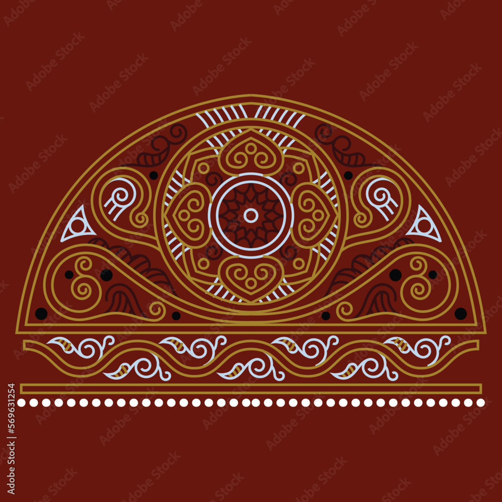 Indian Traditional and Cultural Rangoli, Alpona, Kolam, or Paisley ...