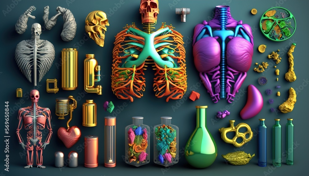 human body anatomy, medical organs system. Human Internal Organs, with ...