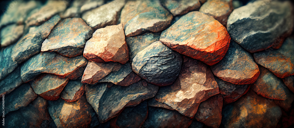 slate shale rocks, desktop background texture, ai generated Stock ...