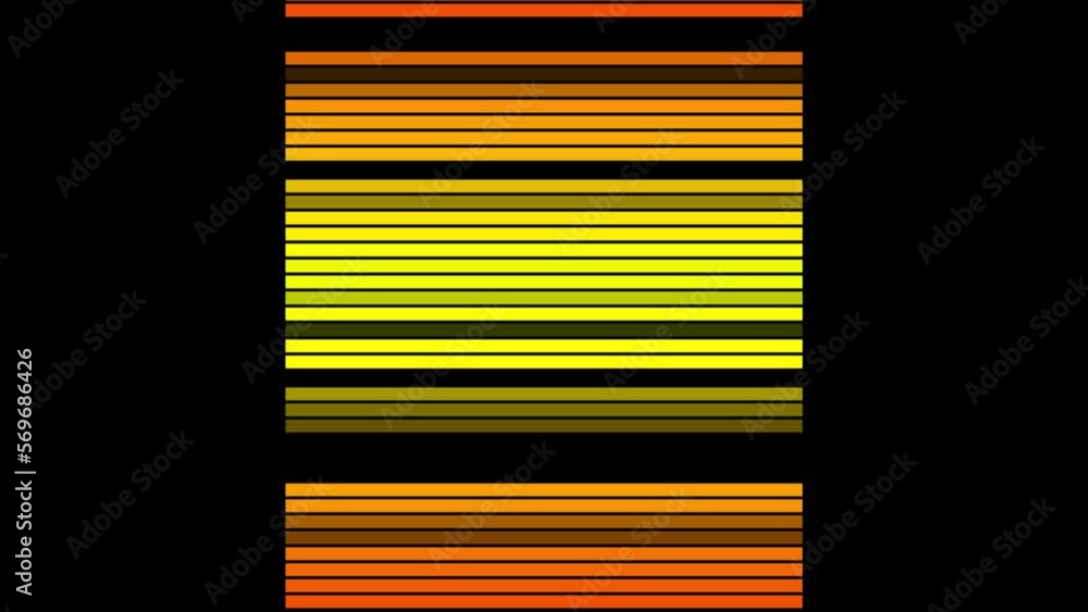 Animated horizontal lines motion design pattern background. Seamless ...