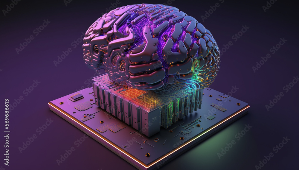 Futuristic Artificial Intelligence, AI, Super Brain Conducting Super ... Futuristic Artificial Intelligence, AI, Super Brain Conducting Super ...