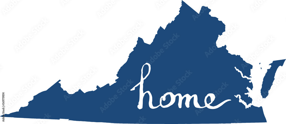 virginia home sign - PNG image with transparent background Stock ...