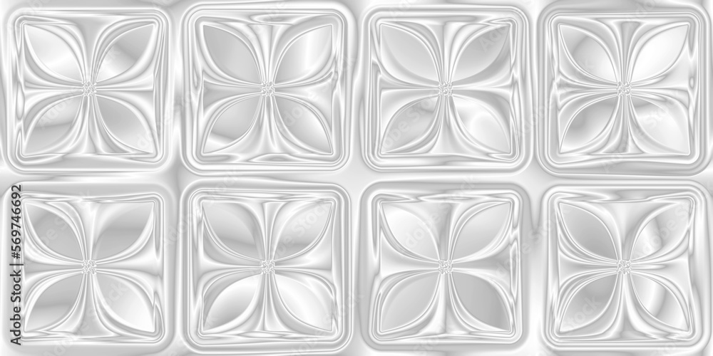 Seamless plastic jelly floral squares playful retro 2010s fashion ...