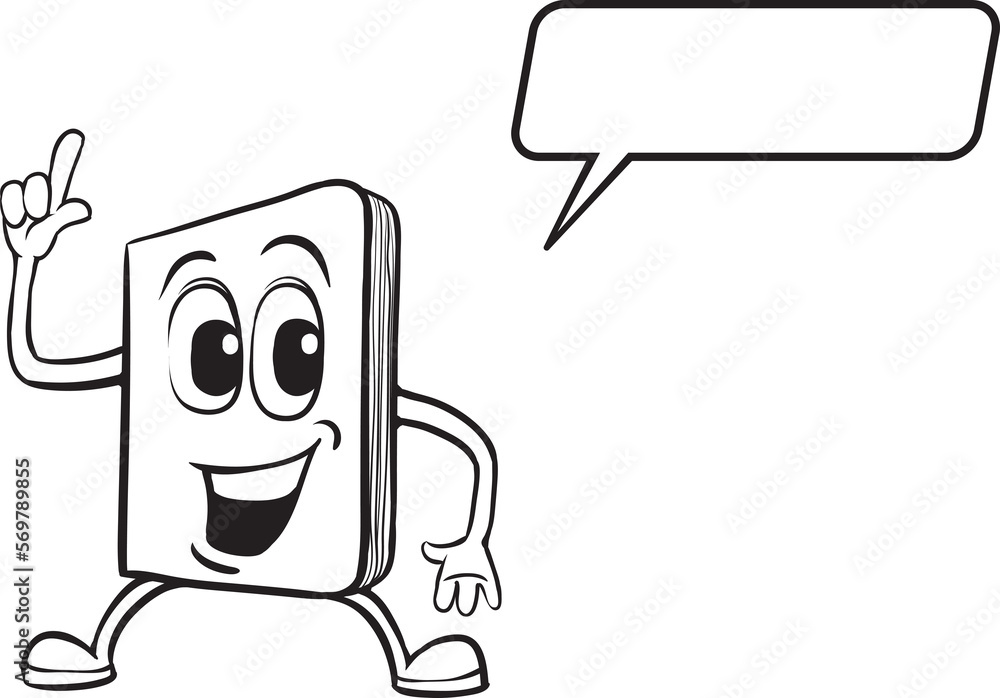 coloring book cartoon notebook character - PNG image with transparent ...