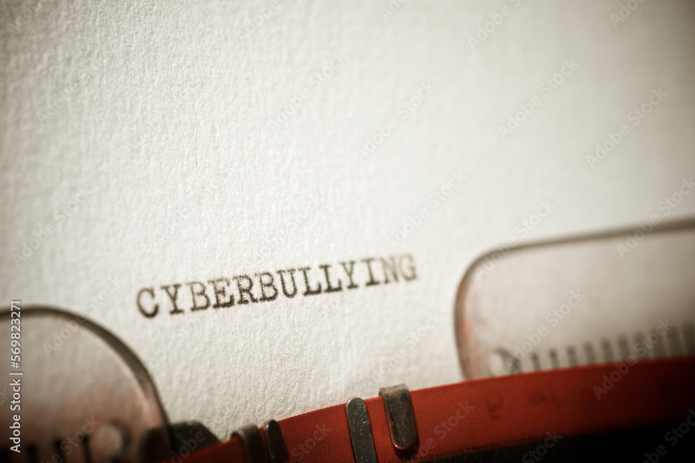 Cyberbullying concept view Stock Photo | Adobe Stock