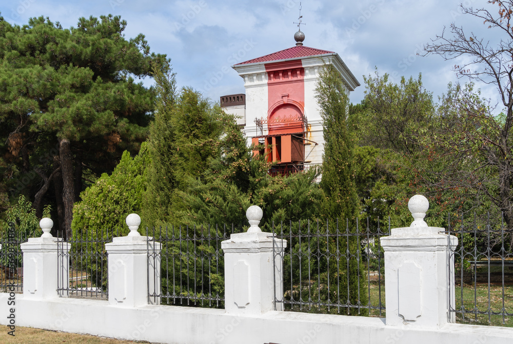 Monument of architecture in Gelendzhik. Oldest operating gate ...