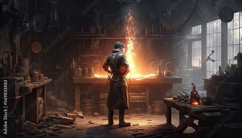 Fantasy Blacksmith Forge
