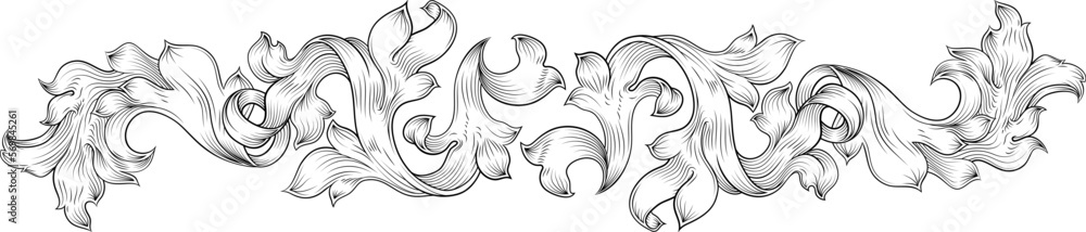 Vetor de A crest or coat of arms filigree scroll heraldic or heraldry ...