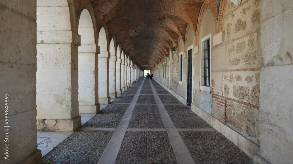 Medieval Outdoor Corridor. Step back in time with this breathtaking ...