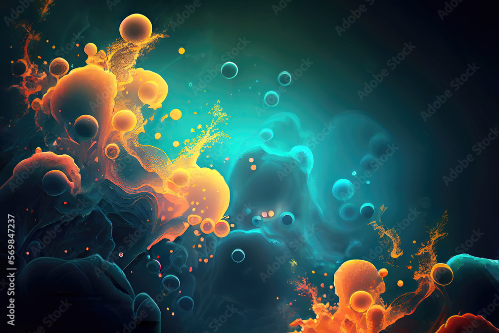 Modern abstract visually appealing wallpaper background (Generative AI ...