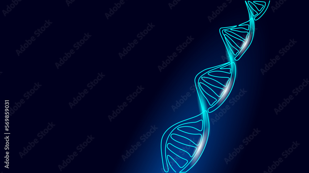 One line continuous DNA code helix symbol concept. Silhouette of ...